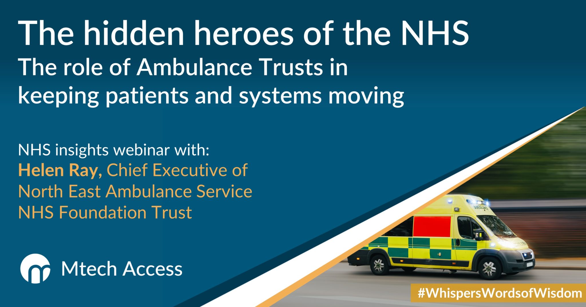 The role of Ambulance Trusts in keeping patients moving - NHS Insights