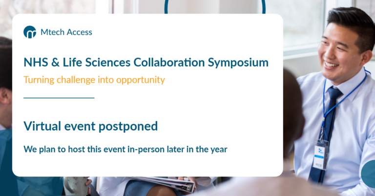 Mtech Access: NHS & Life Sciences Collaboration Symposium - Virtual Event