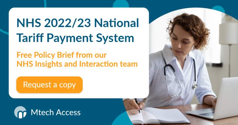 Free Policy Brief: NHS 2022/23 National Tariff Payment System