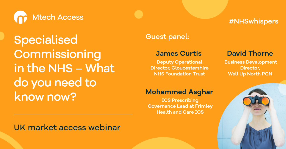 Specialised Commissioning in the NHS - Live Webinar