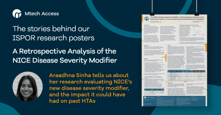 ISPOR Poster - Retrospective Analysis of NICE Disease Severity Modifier