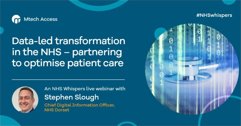 Data-led transformation in the NHS - Live webinar