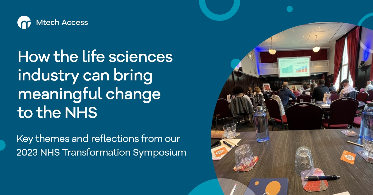 How the life sciences industry can bring meaningful change to the NHS