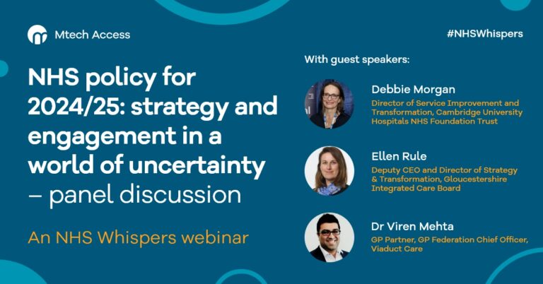 NHS policy for 2024/25: live webinar